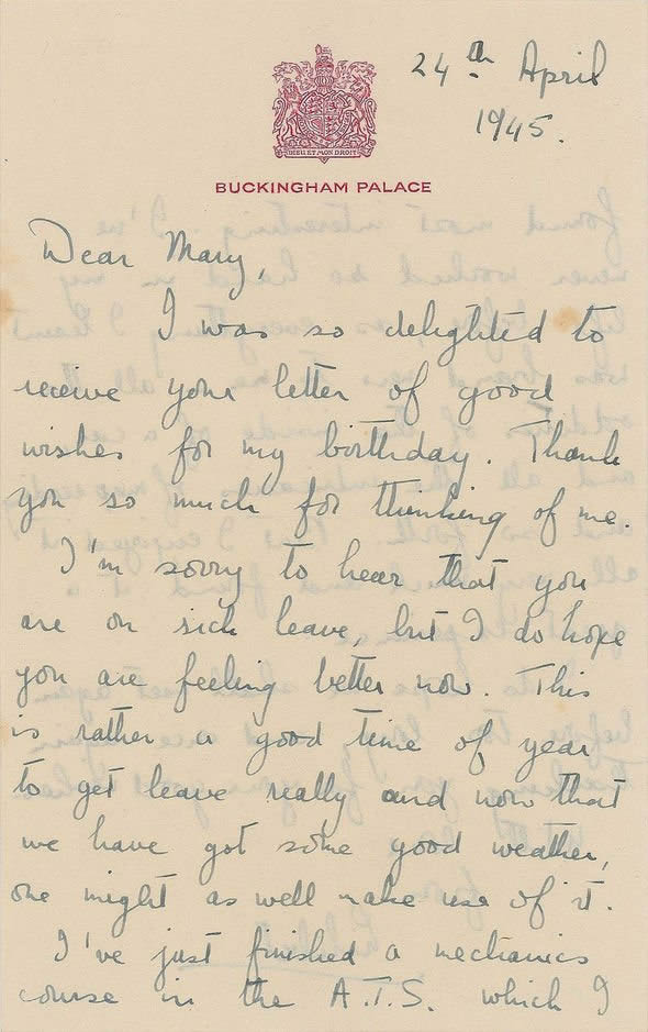 Queen’s Unearthed Letter From 1945 Reveals Fascinating Details and ...