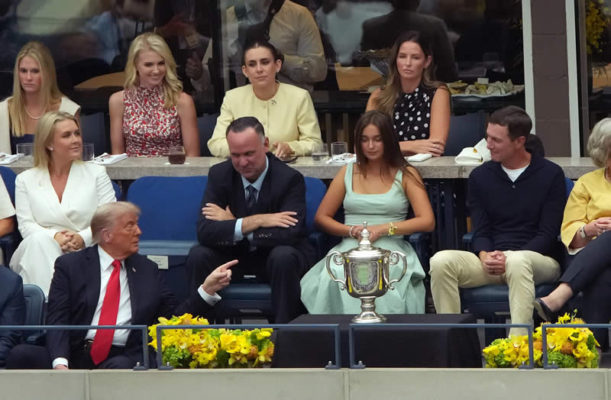 Arabella Kushner stays Calm as Donald Trump gets Loudly Booed at the US ...