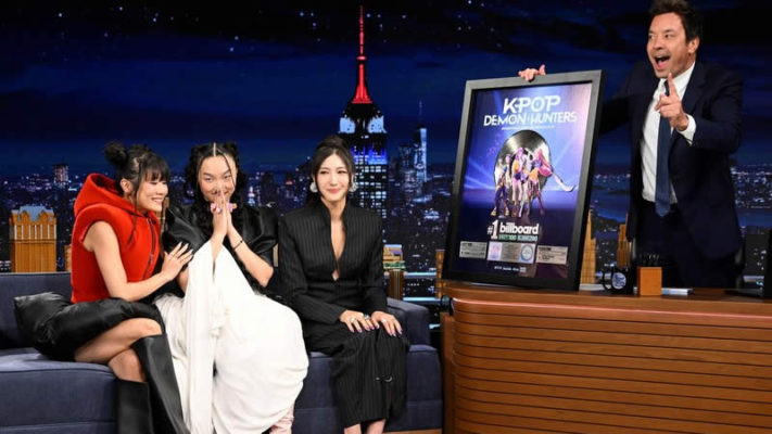 “It’s Officially Platinum”: Jimmy Fallon Surprises KPop Demon Hunters ...