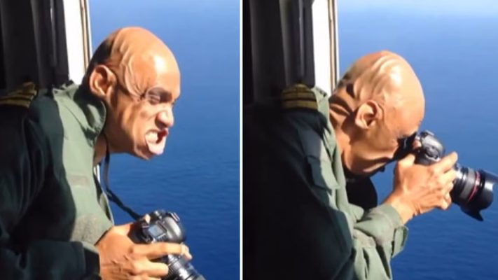 Ex-Navy Captain Captures High-Altitude Shot Amid 740 km/h Winds